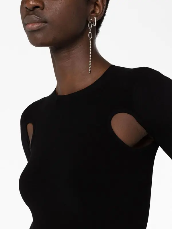 ANDREĀDAMO Sculpting Cut-out Midi Dress