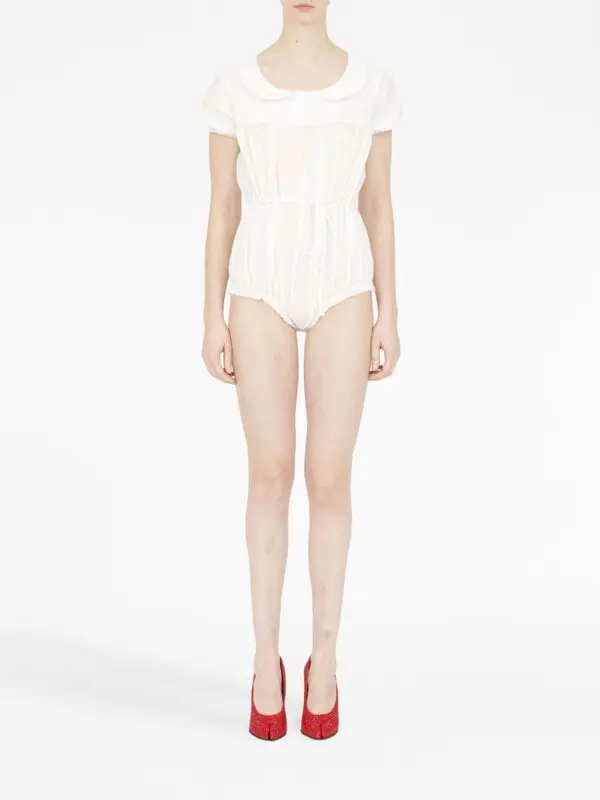 MAISON MARGIELA Four-stitch Cotton Bodysuit
