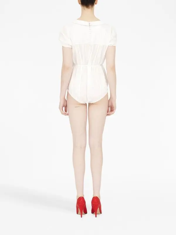 MAISON MARGIELA Four-stitch Cotton Bodysuit