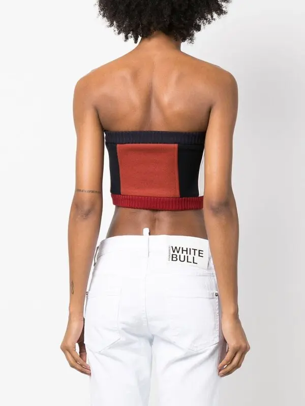 Dsquared2 Colour-block Corset Top