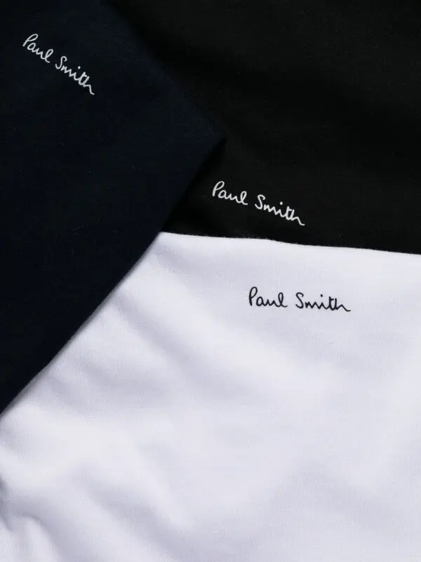 Paul Smith Logo-print Organic Cotton T-shirt - White