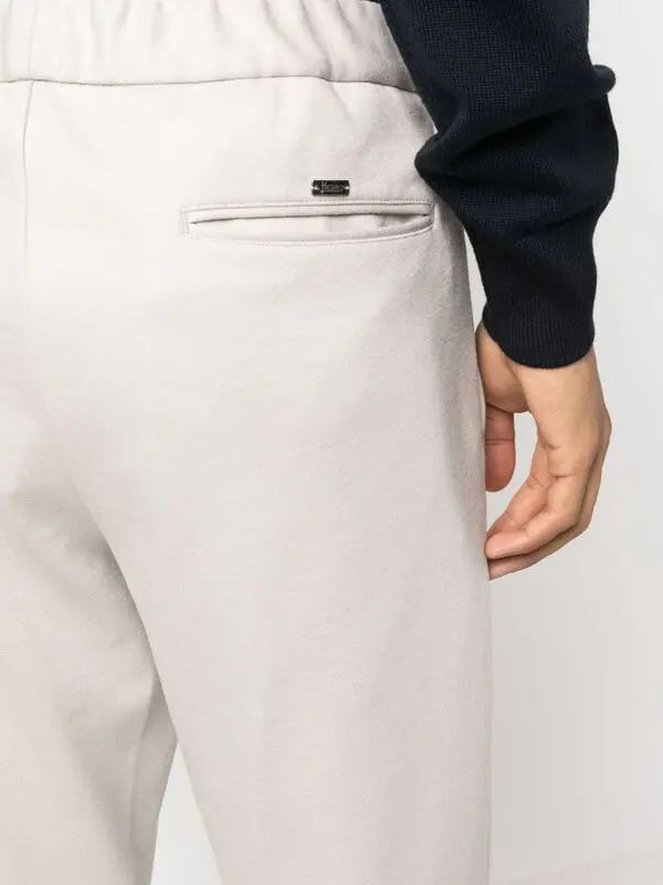 Herno Drawstring Straight-leg Trousers - Neutrals