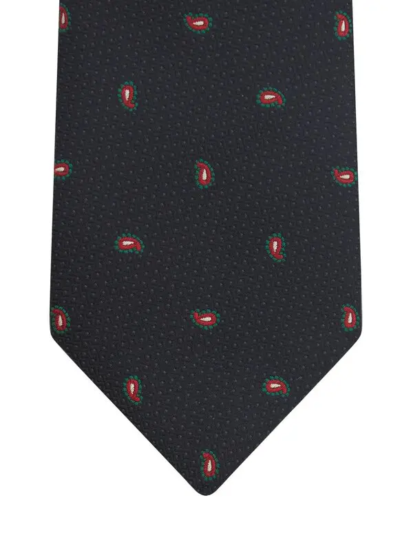 Etro Paisley Jacquard Silk Neck Tie