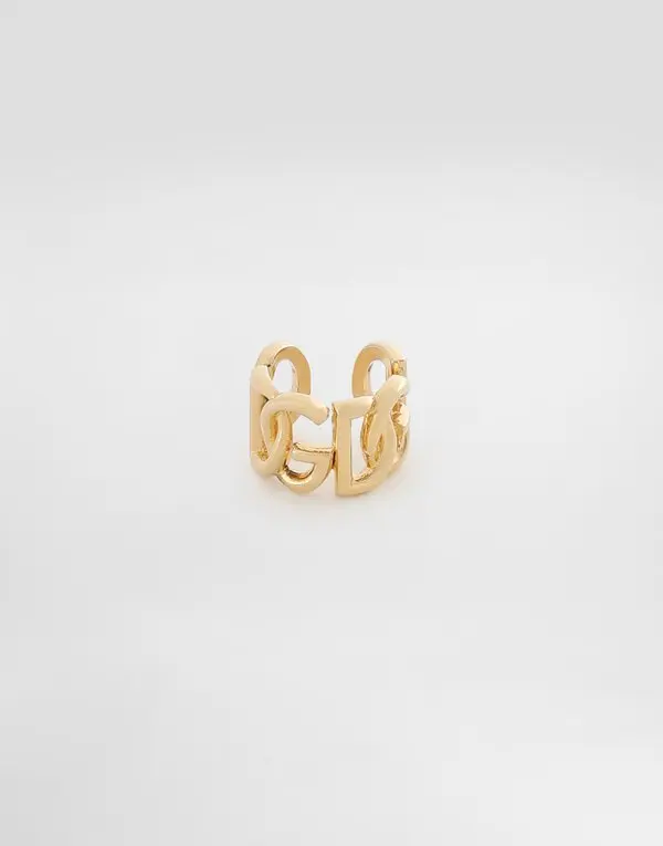 Dolce & Gabbana Dg Logo Ear Cuffs - Gold