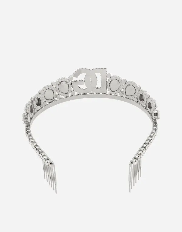 Dolce & Gabbana Diadem With Dg Logo