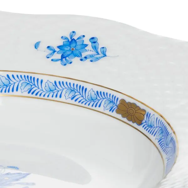 HEREND Chinese Bouquet 8 Rim Soup Bowl
