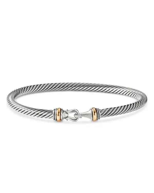 David Yurman Cable Classic Buckle Bracelet - Gold/silver