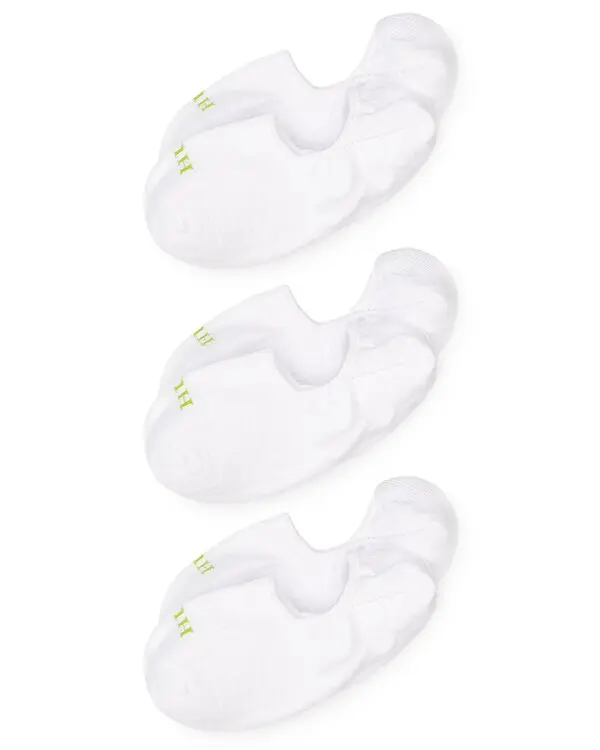 Hue Air Cushion Socks Set Of 3 - White