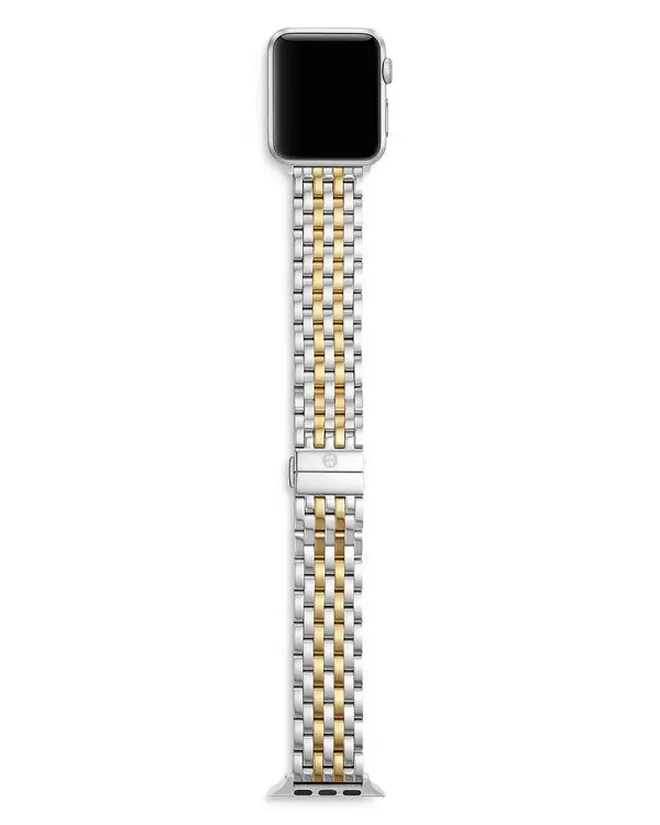 Michele 18k Bracelet Band For Apple Watch - Silver/gold