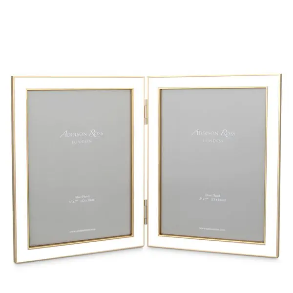 ADDISON ROSS Enamel Double Frame, 5 X 7