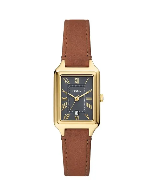 Fossil Raquel Watch, 23mm X 37mm - Gray/brown