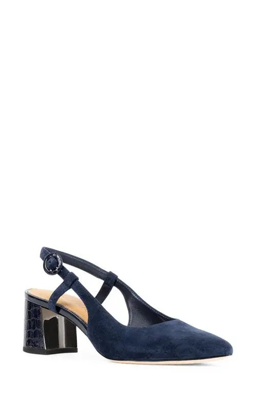 DONALD PLINER Song Slingback Pump - Navy