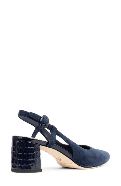 DONALD PLINER Song Slingback Pump - Navy