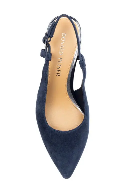 DONALD PLINER Song Slingback Pump - Navy