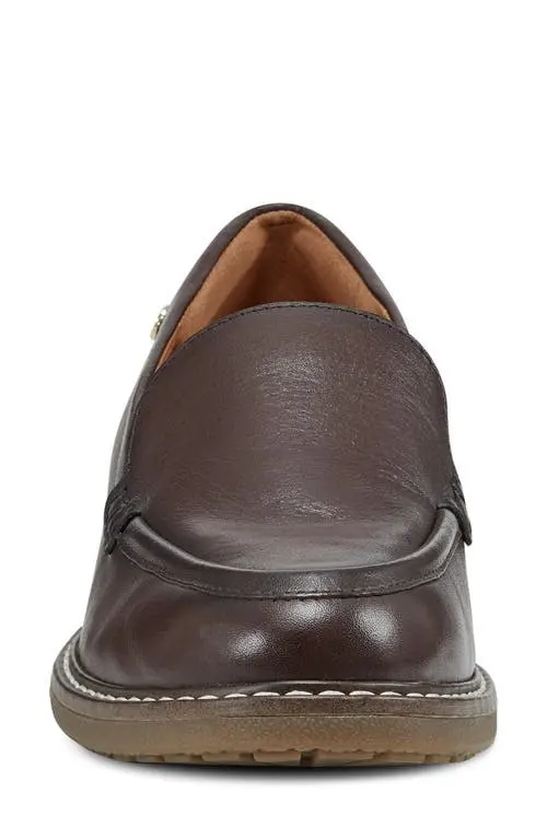 Easy Spirit Jaylin Leather Loafer - Dark Brown