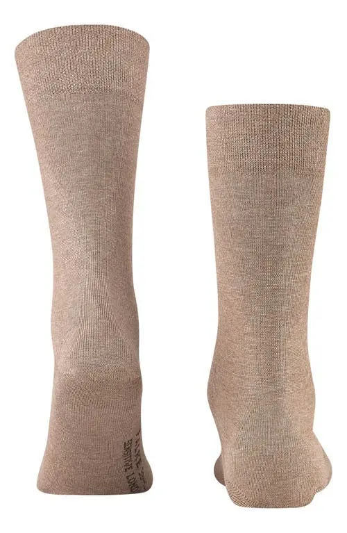 Falke Sensitive London Cotton Blend Socks - Nutmeg Melange