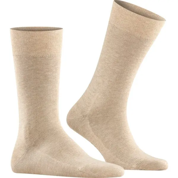 Falke Sensitive London Cotton Blend Socks - Sand Melange