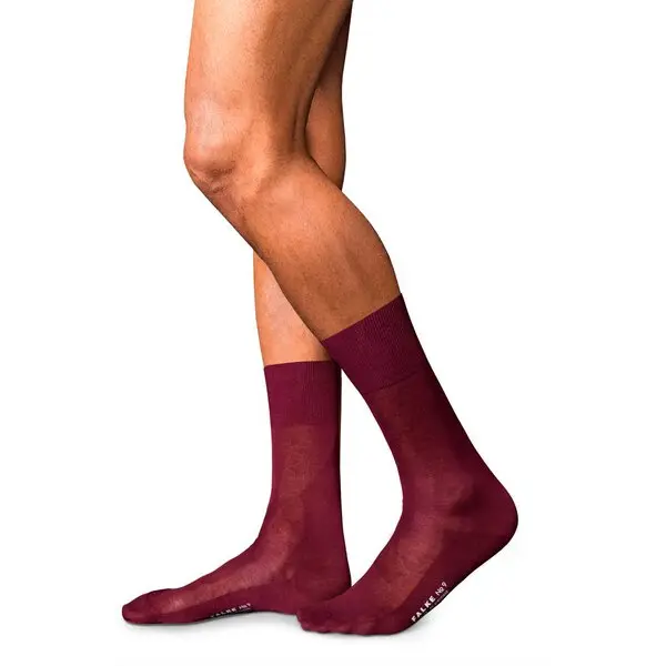 Falke No. 9 Cotton Blend Socks - Barolo-8596