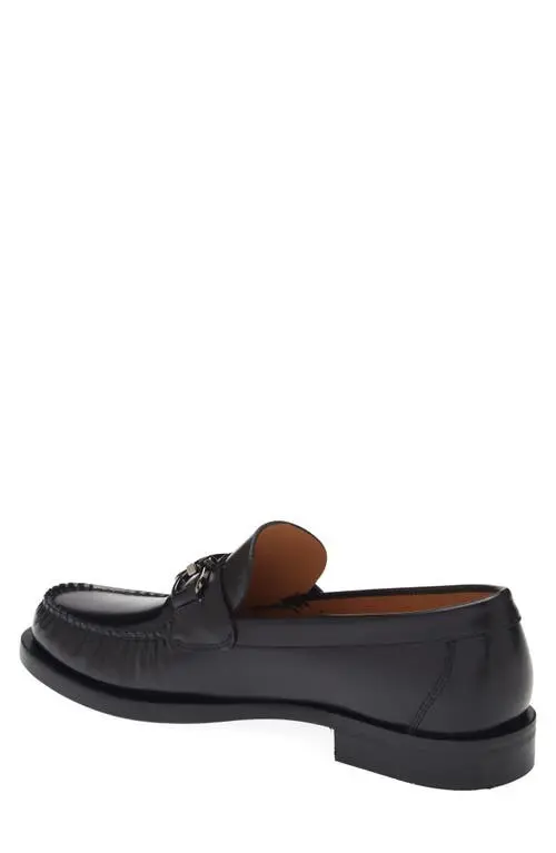 Ferragamo fort bit leather loafer black Ferragamo Fort Bit Loafer In Nero/ Nero - 40% Off | Editorialist main image 4