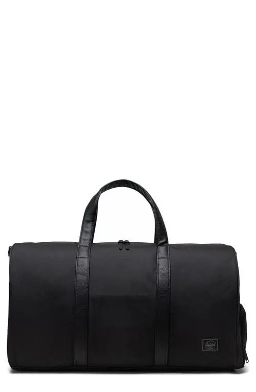 Herschel Supply Co. Novel Recycled Nylon Duffle Bag - Black Tonal