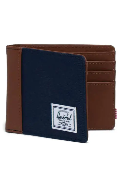 Herschel Supply Co. Hank Rfid Bifold Wallet - Navy/tan