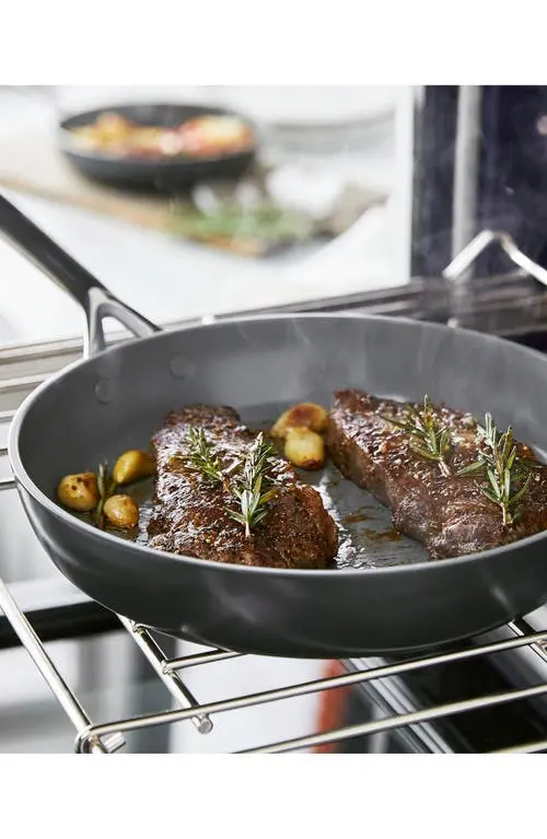 GREENPAN Gp5 10-inch & 12-inch Anodized Aluminum Ceramic Nonstick Frying Pan Set