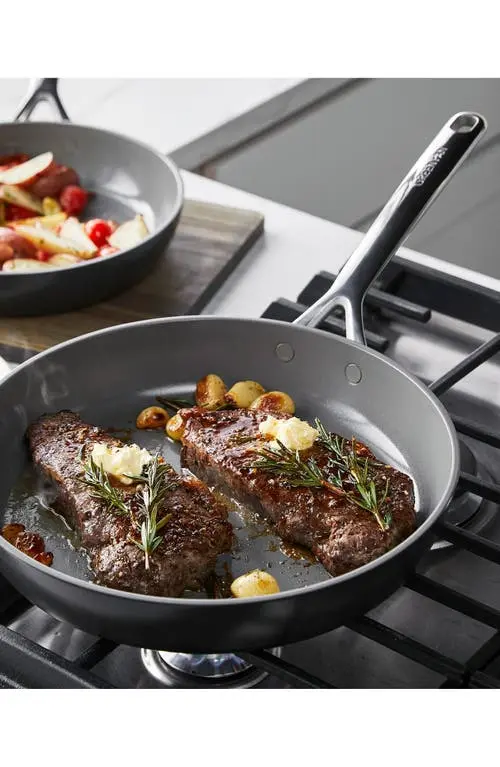 GREENPAN Gp5 10-inch & 12-inch Anodized Aluminum Ceramic Nonstick Frying Pan Set