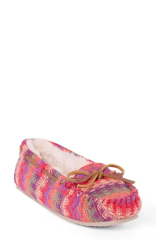 Minnetonka Cally Faux Fur Lined Slipper - Horizon Multi
