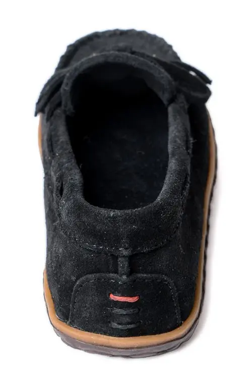 Minnetonka Tie Tread Slipper - Black