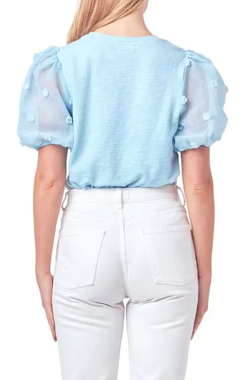 English Factory Embellished Sleeve Top