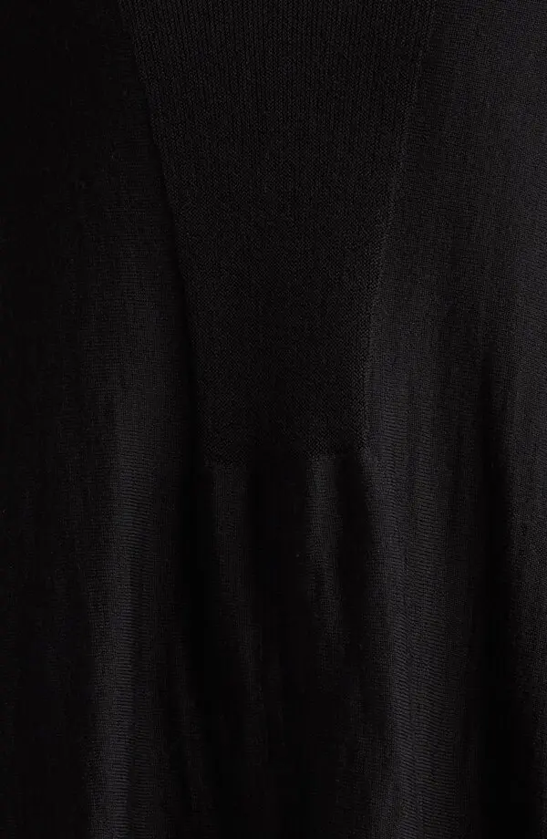 Rick Owens Open Front Waterfall Wool Cardigan