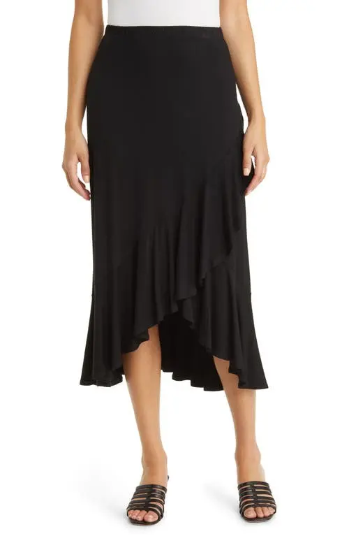 Loveappella Flounce Midi Skirt