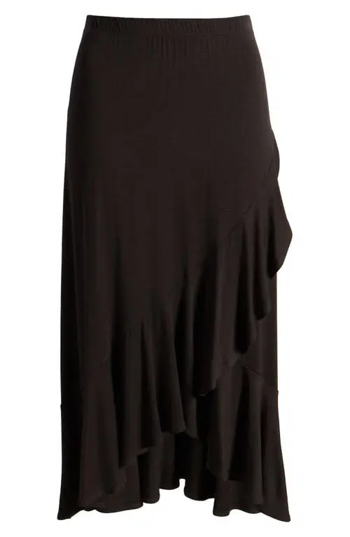 Loveappella Flounce Midi Skirt