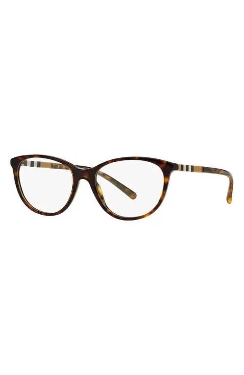 Burberry 52mm Square Eyeglasses - Dark Havana