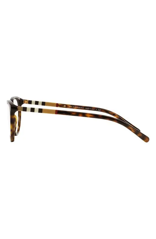 Burberry 52mm Square Eyeglasses - Dark Havana