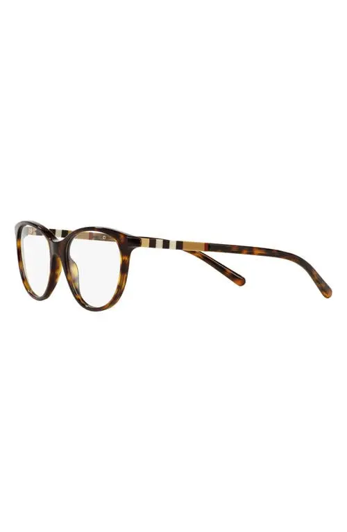 Burberry 52mm Square Eyeglasses - Dark Havana