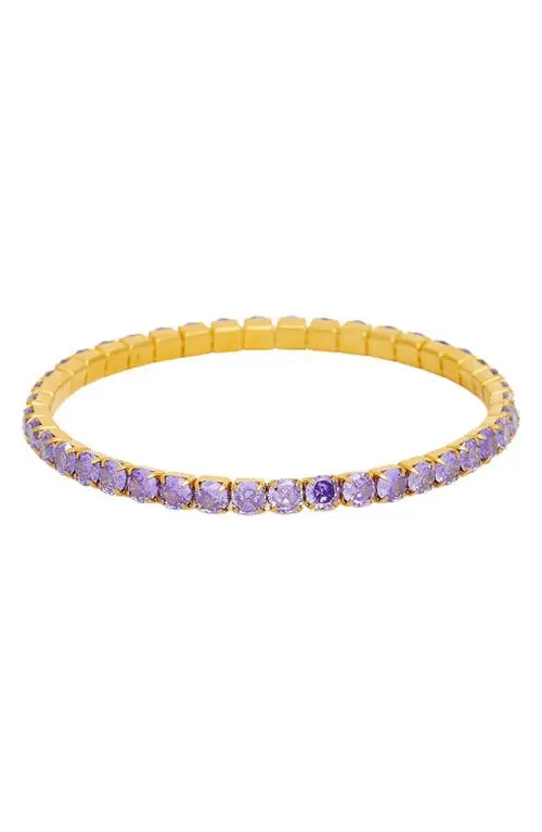 PETIT MOMENTS Santa Maria Cubic Zirconia Bracelet - Lilac