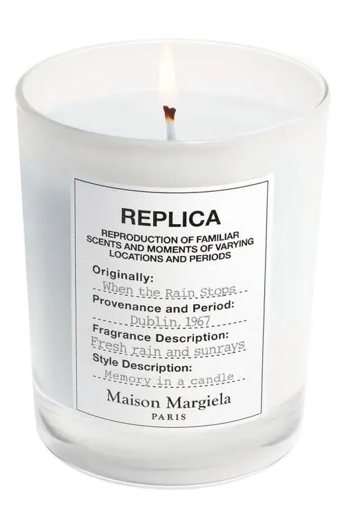 MAISON MARGIELA Replica When The Rain Stops Candle - No Color