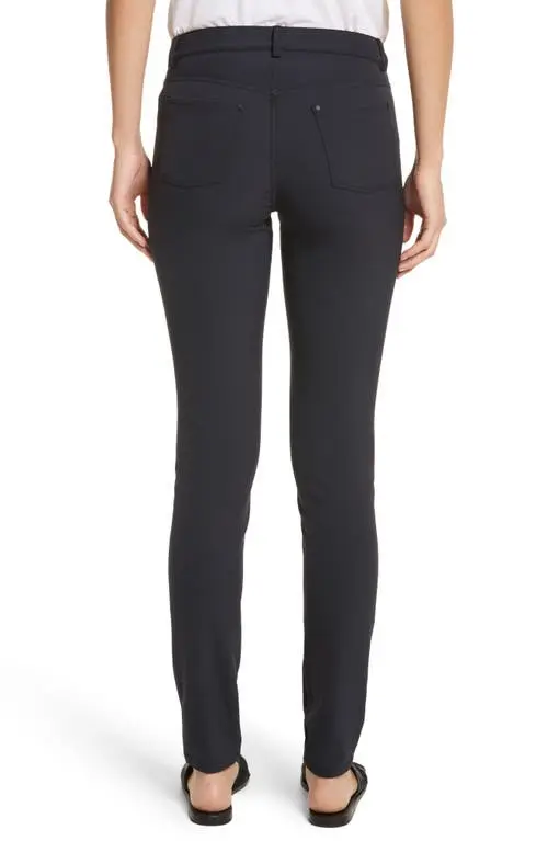 Lafayette 148 New York Mercer Acclaimed Stretch Skinny Pants - Ink