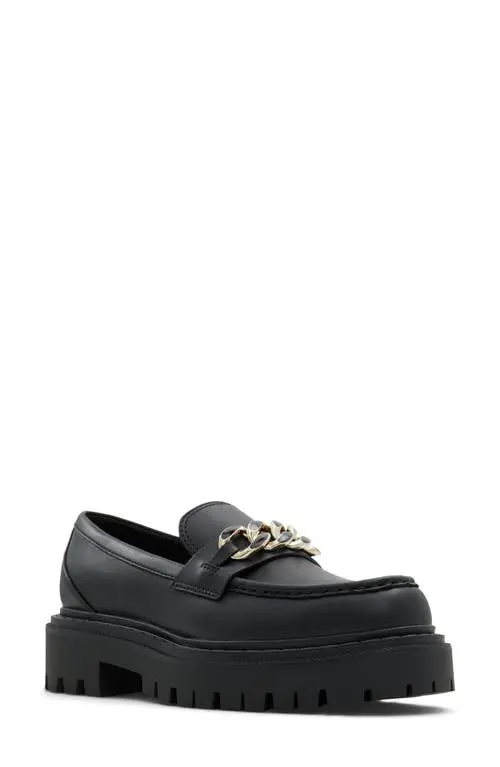 Aldo Brixtonn Platform Loafer - Black
