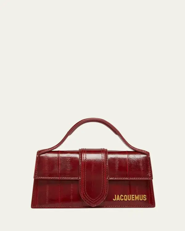 Jacquemus Le Bambino Patent Top-handle Bag