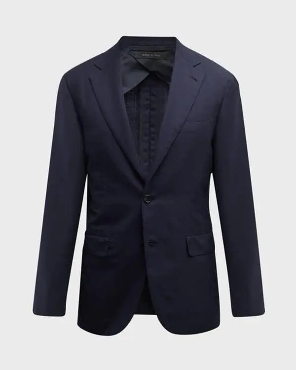 Brioni Apos;s Solid Wool-silk Blazer