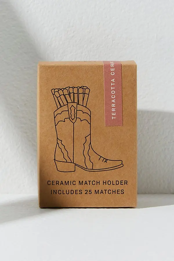 PADDYWAX Cowboy Boot Matches - Terracotta
