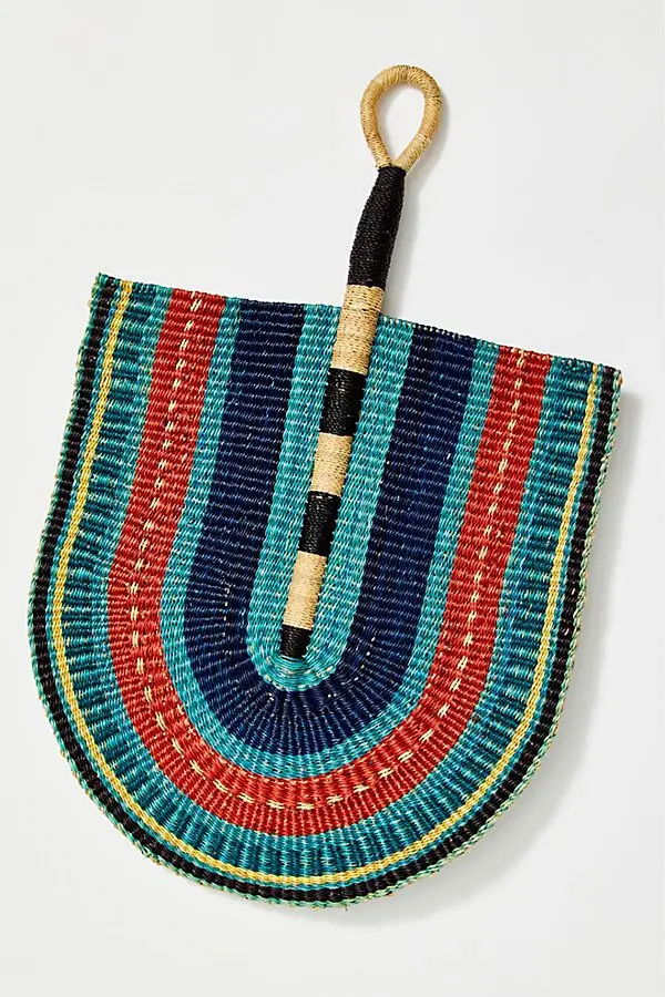 ALL ACROSS AFRICA Handwoven Desert Fan