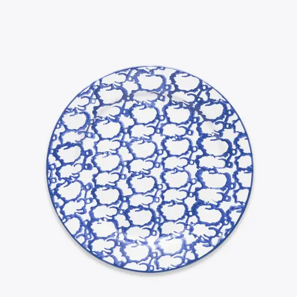 Tory Burch Spongeware Dinner Plate, Set Of 2 - Smoke Ring