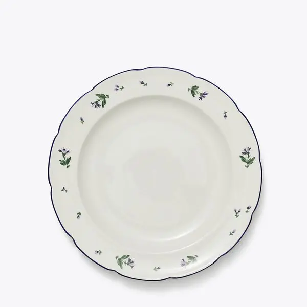 Tory Burch Jolie Fleur Dinner Plate, Set Of 2 - New Ivory