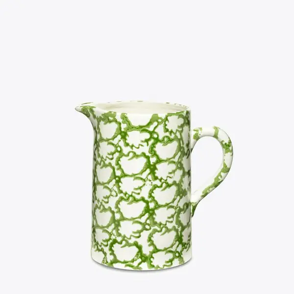 Tory Burch Spongeware Pitcher - Green/smoke