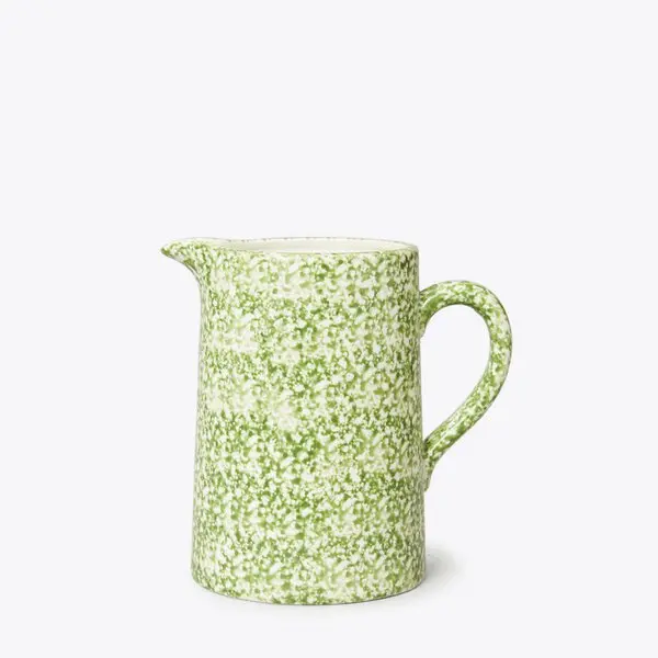 Tory Burch Spongeware Pitcher - Green/sponge
