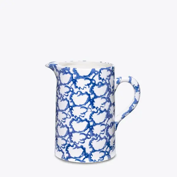 Tory Burch Spongeware Pitcher - Smoke Ring