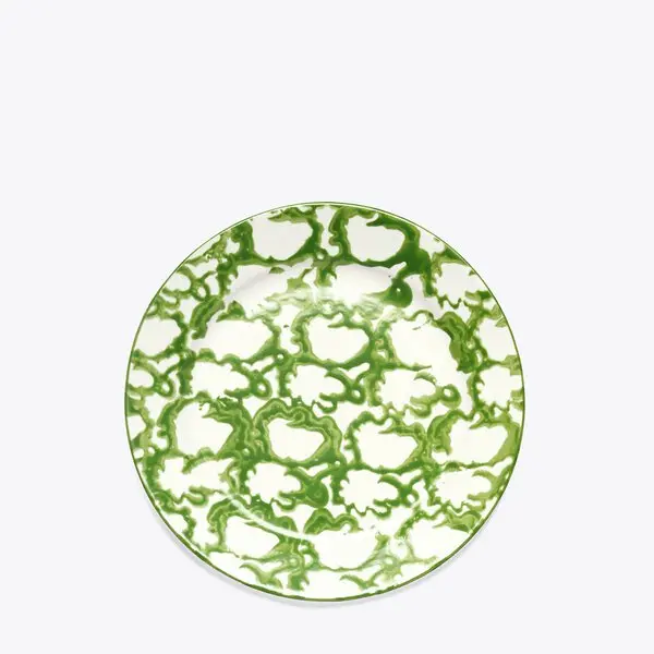 Tory Burch Salad Plate, Set Of 4 - Green/smoke